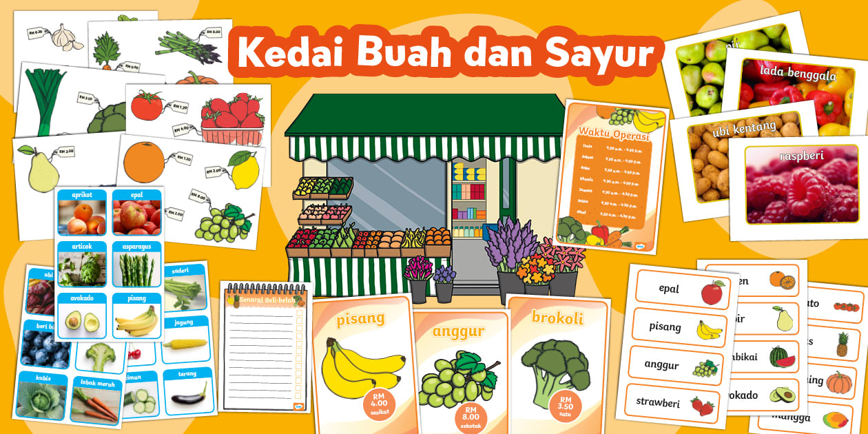 Wang Malaysia - Permainan Main Peranan - Kedai Buah dan Sayur