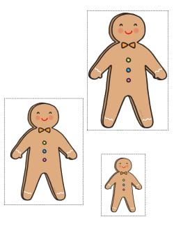 Gingerbread Man Ordering Activity (teacher made)