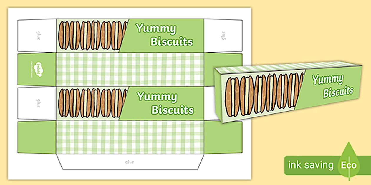 Black and White Roleplay Biscuit Packet (teacher made)