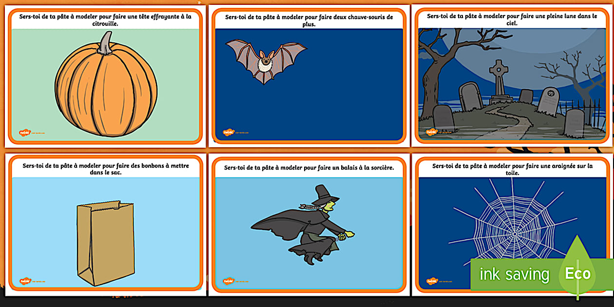 Set de pâte à modeler : Halloween (Teacher-Made) - Twinkl