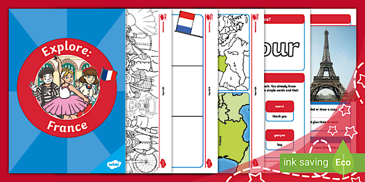 Explore: France Activity Booklet (teacher made) - Twinkl