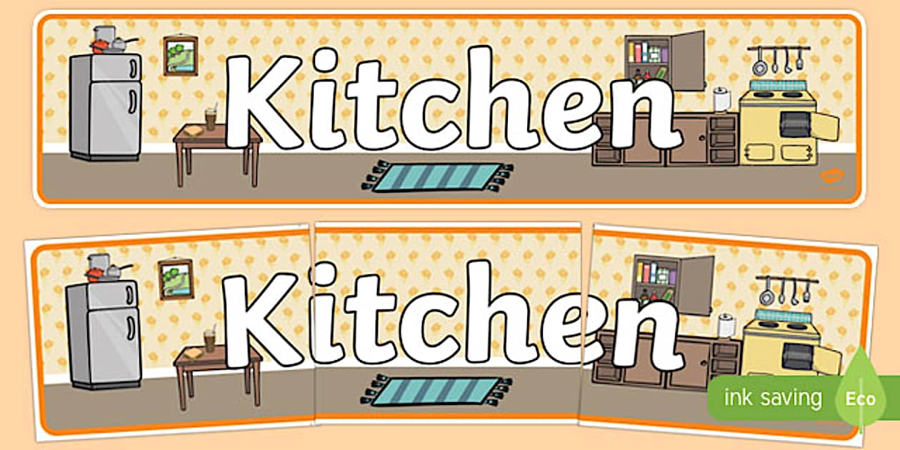 👉 Early Years Kitchen Role Play Banner | EYFS Resources