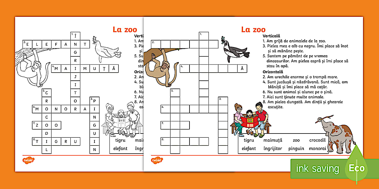 La zoo Rebus - Romanian / Română (teacher made) - Twinkl