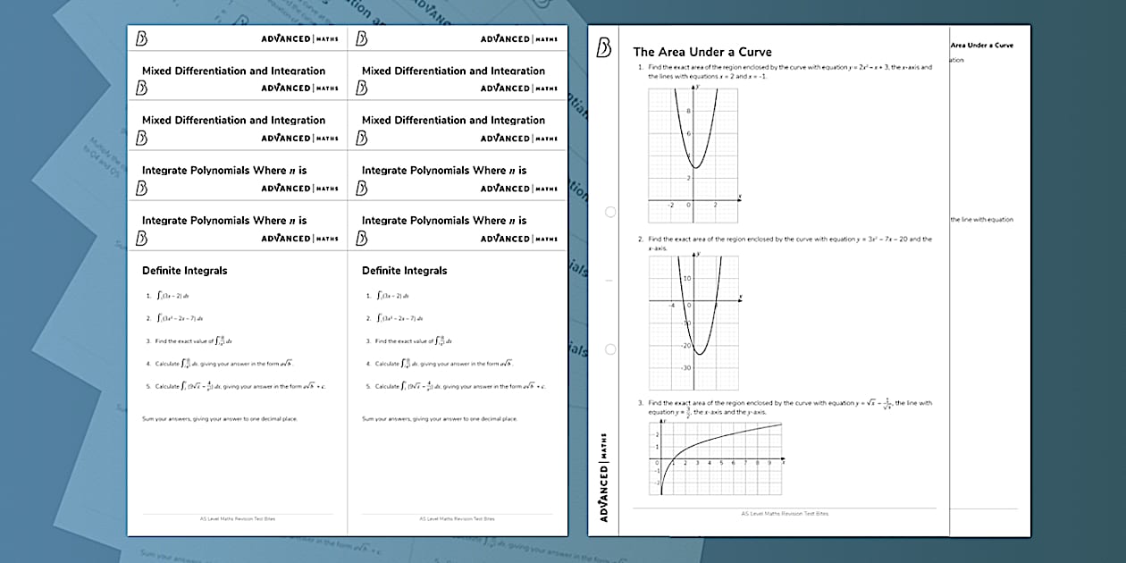 👉 AS Level Maths Integration Revision Worksheets | Beyond Maths