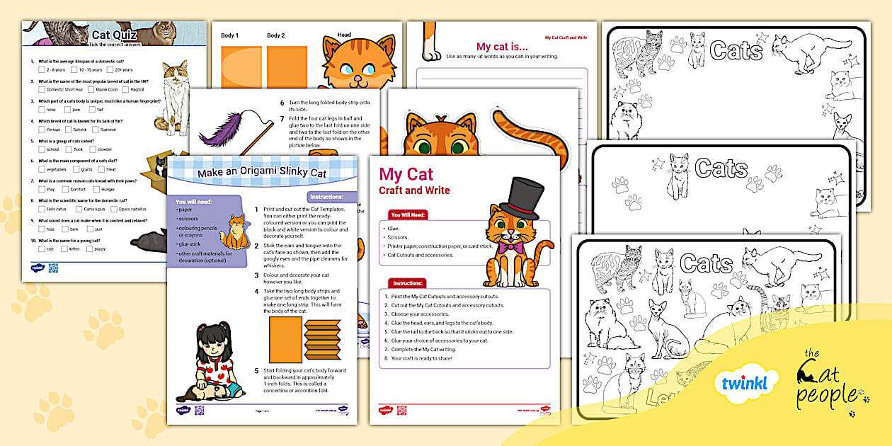 FREE! - The Cat People SG: International Cat Day Activity Pack