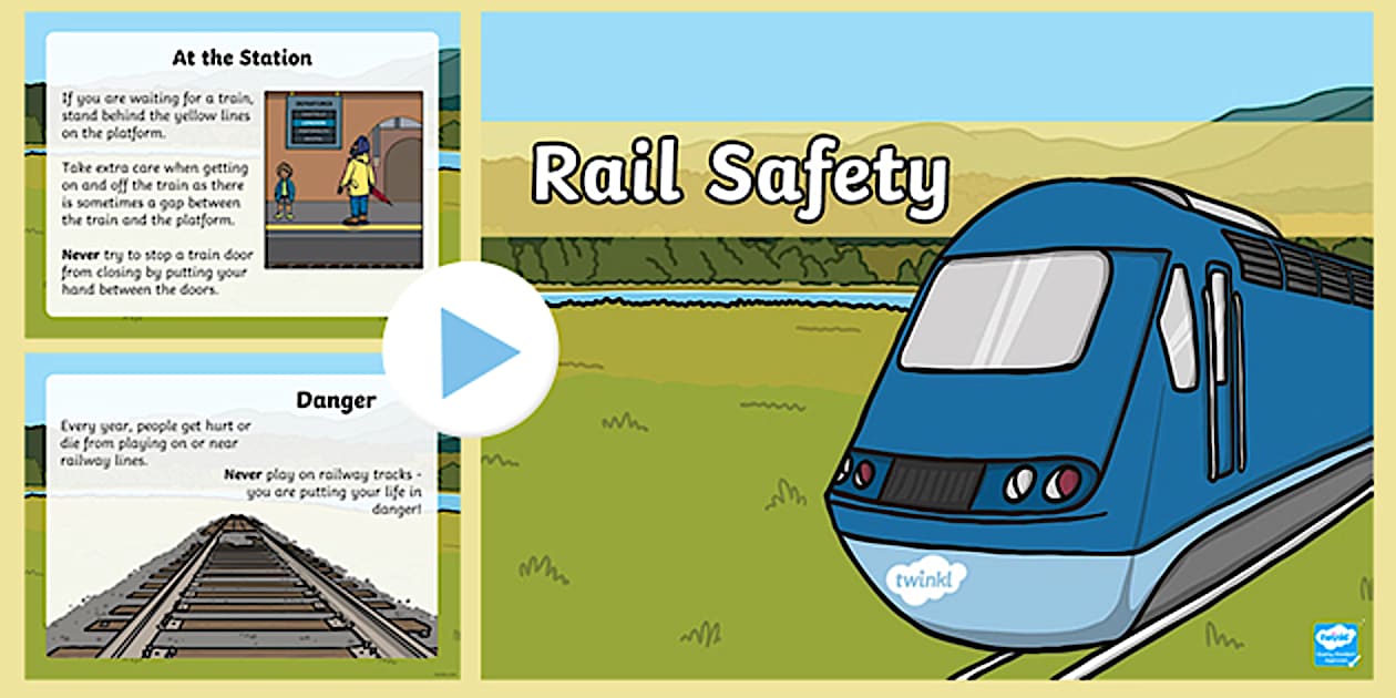 KS1 Rail Safety PowerPoint (teacher made) - Twinkl