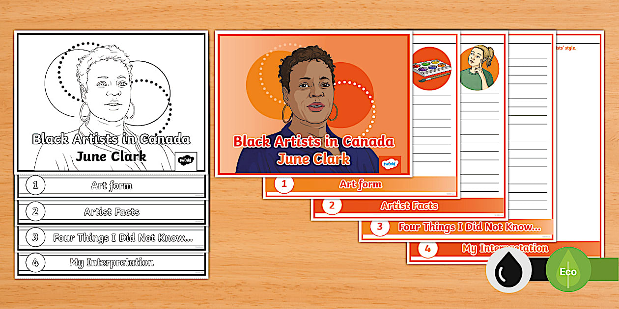 Black Artists in Canada Flip Book: June Clark (teacher made)