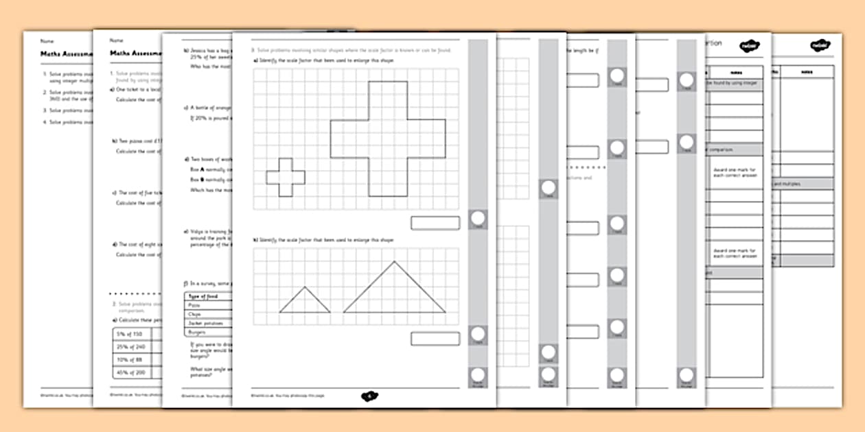KS2 Year 6 Maths Assessment: Ratio and Proportion SATs Questions