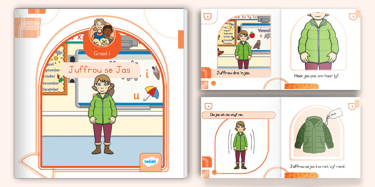Graad 1 Klanke eBoek f, j (teacher made) - Twinkl