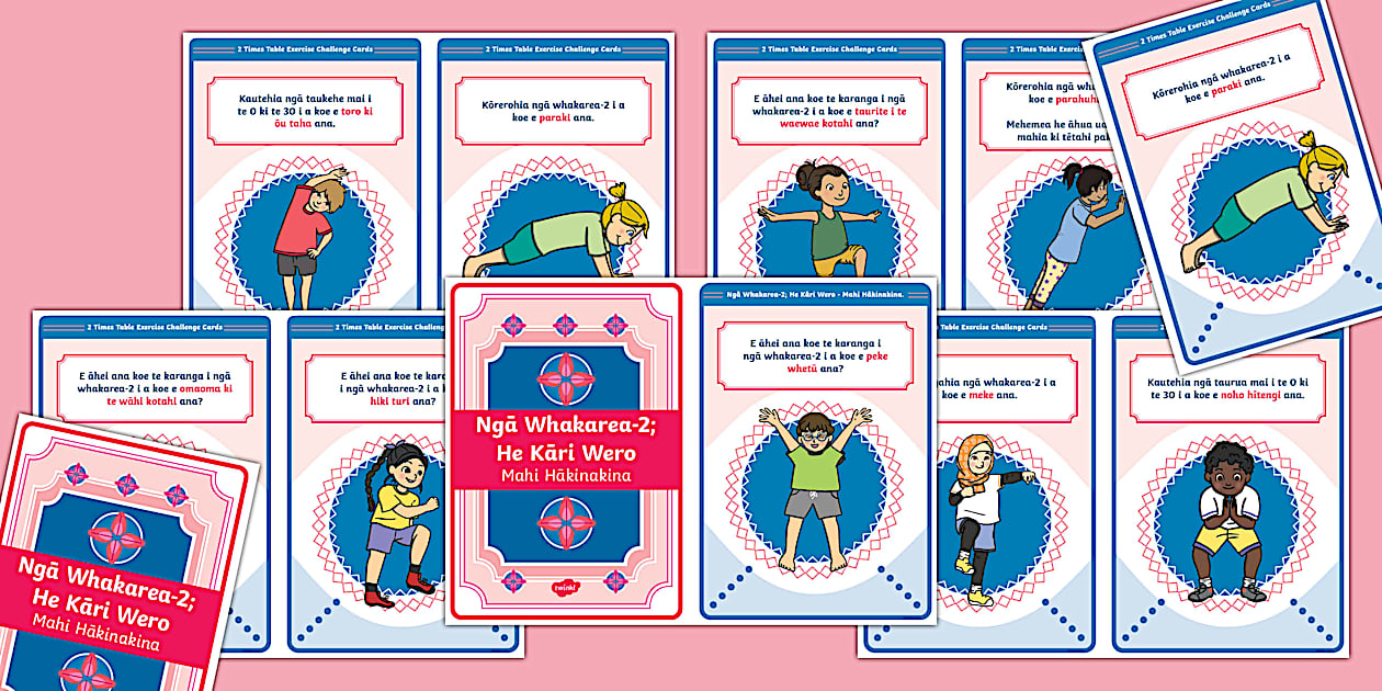 Ngā Whakarea-2 - He Kāri Wero; Mahi Hākinakina. - Twinkl