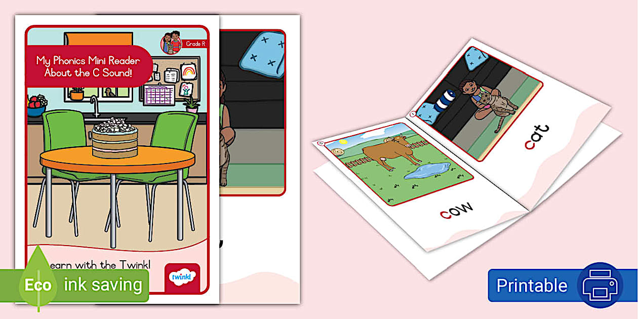 Gr. R Phonics Mini Reader: C- Sound (Teacher-Made) - Twinkl