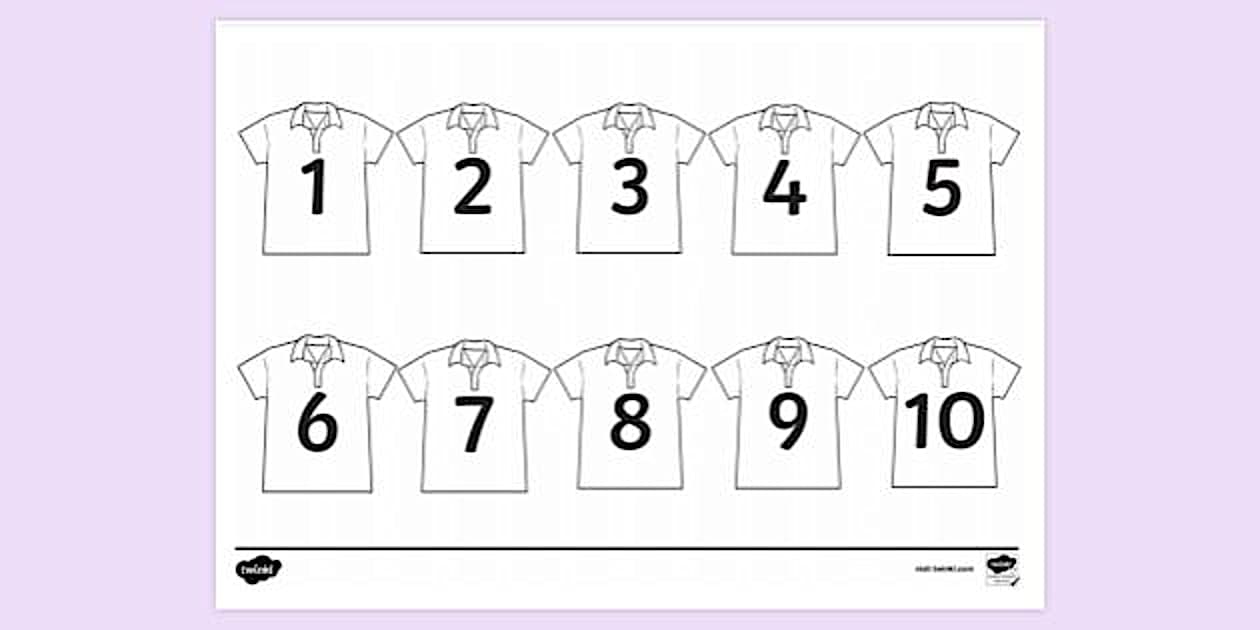 Counting Numbers Colouring | Colouring Sheets - Twinkl