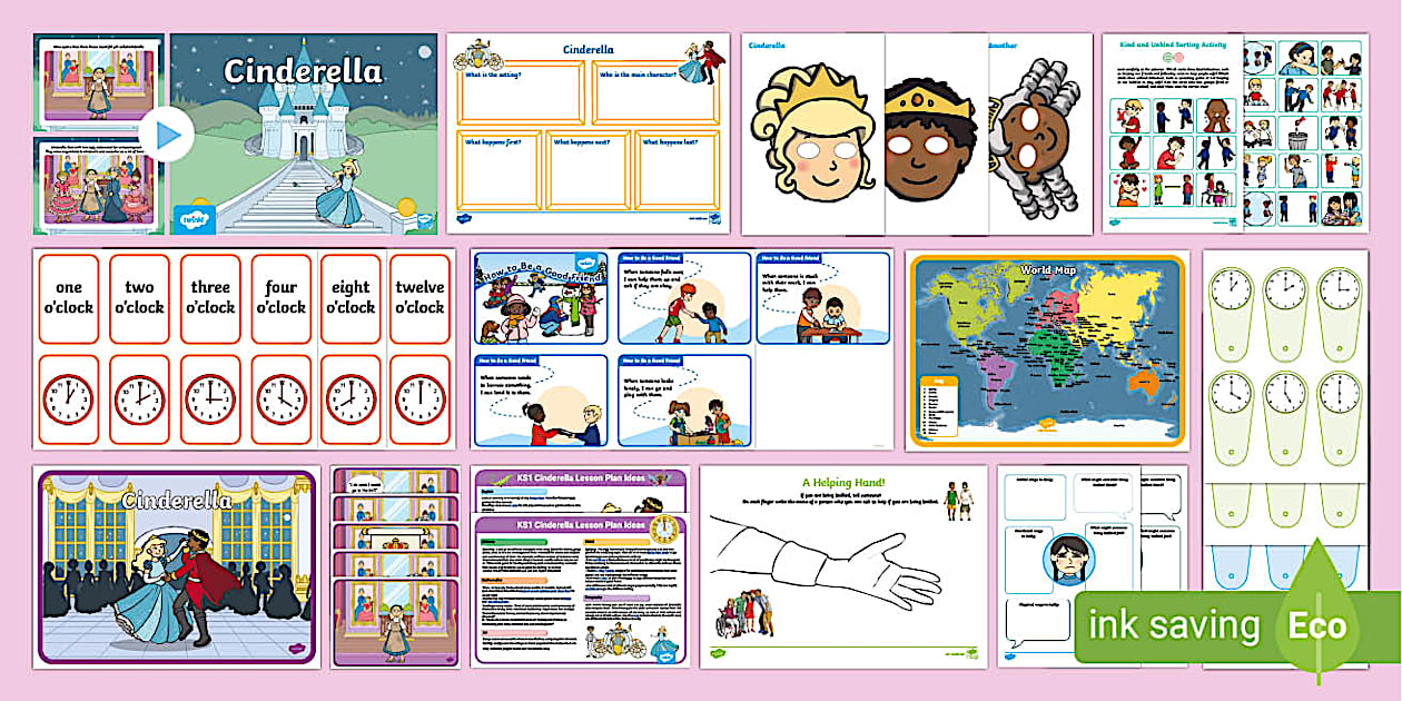 Cinderella KS1 Lesson Plan Ideas and Resource Teaching Pack