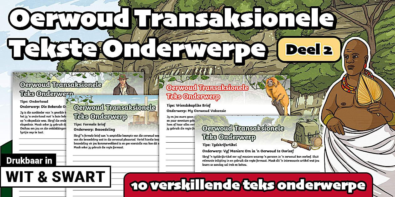 IF Oerwoud Transaksionele Teks Onderwerpe Deel 2