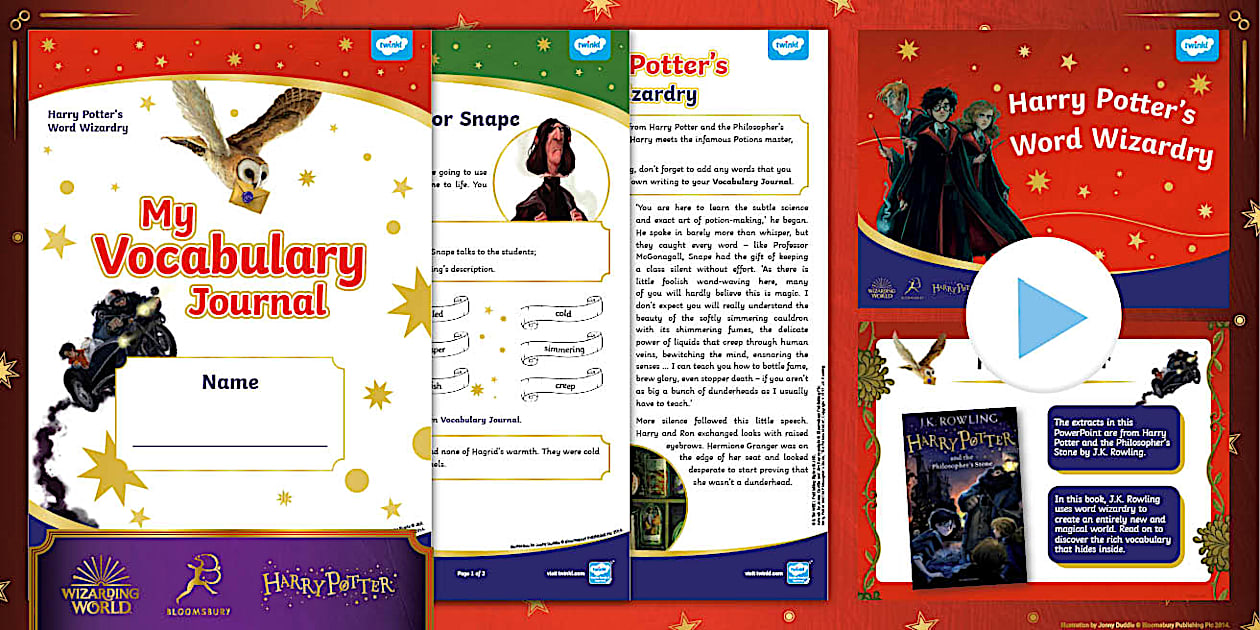 FREE! - Harry Potter Vocabulary Lesson Pack: Word Wizardry Resources