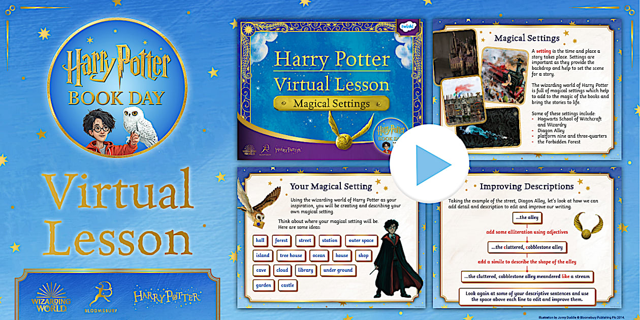 FREE! - Harry Potter PowerPoint | Harry Potter Book Day | Bloomsbury
