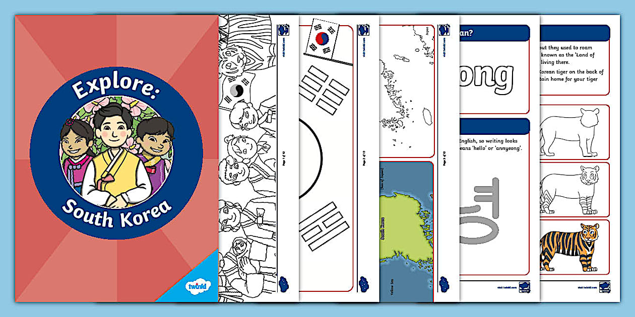 Explore Booklet: South Korea (Teacher-Made) - Twinkl
