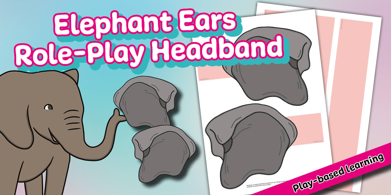 * NEW * Elephant Ears Role-Play Headband