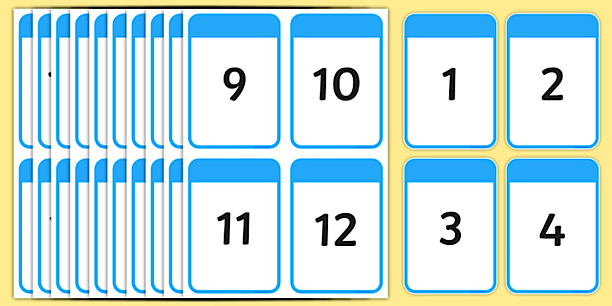 0-120 Digit Cards (teacher made) - Twinkl