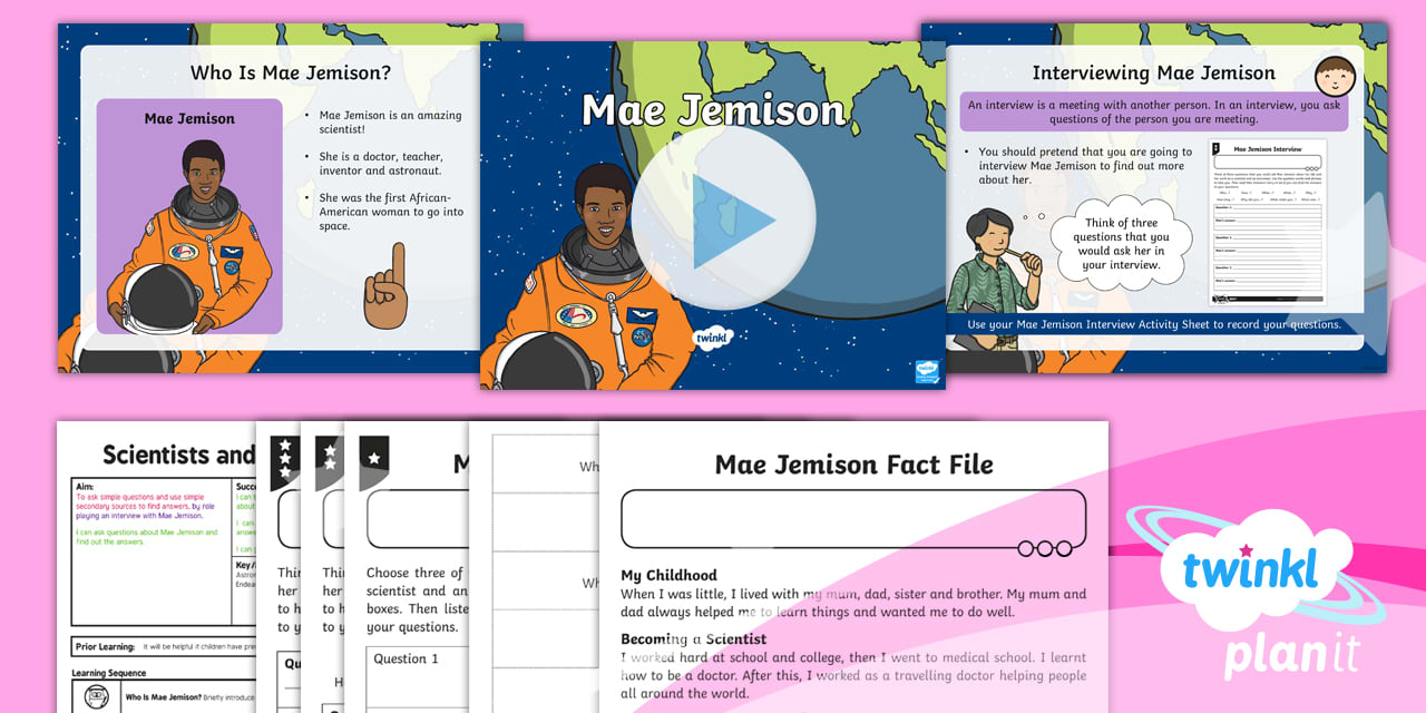 Mae Jemison Lesson Plan & Resources | Mae Jemison KS1