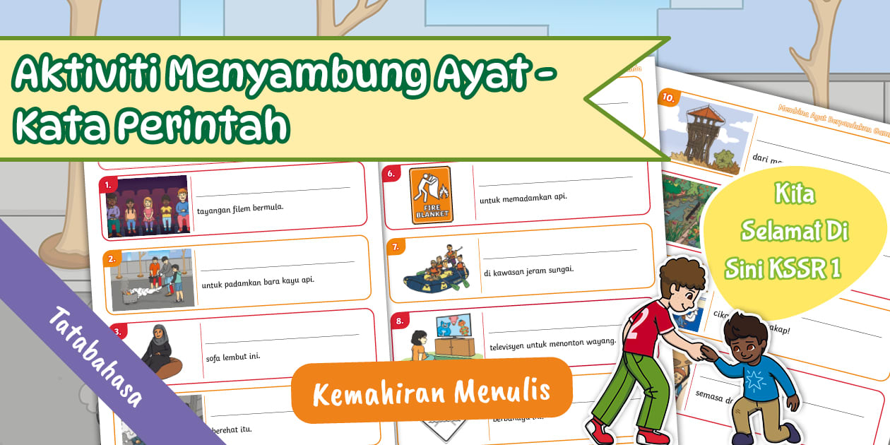 Aktiviti Menyambung Ayat - Jenis Kata Perintah
