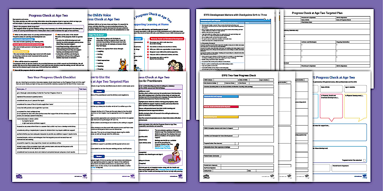 EYFS Progress Check at Age Two Resource Pack | Twinkl