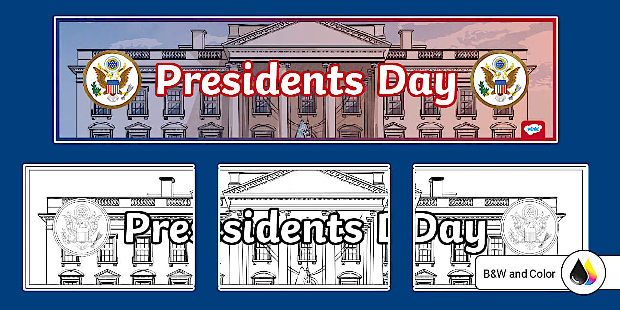 Presidents Day Banner (Teacher-Made) - Twinkl