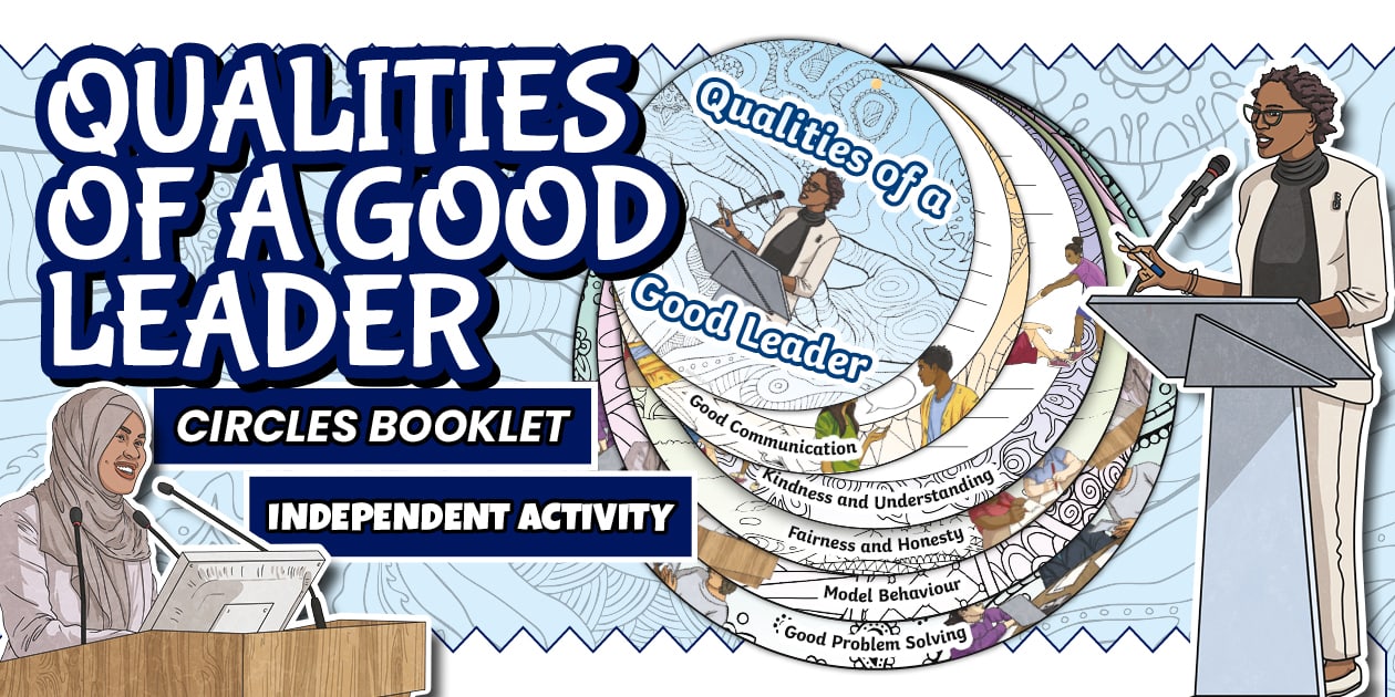 Qualities of a Good Leader Circles Booklet