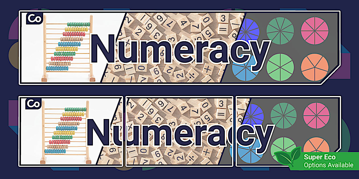 Mathematics and Numeracy Wall Display: Numeracy Banner
