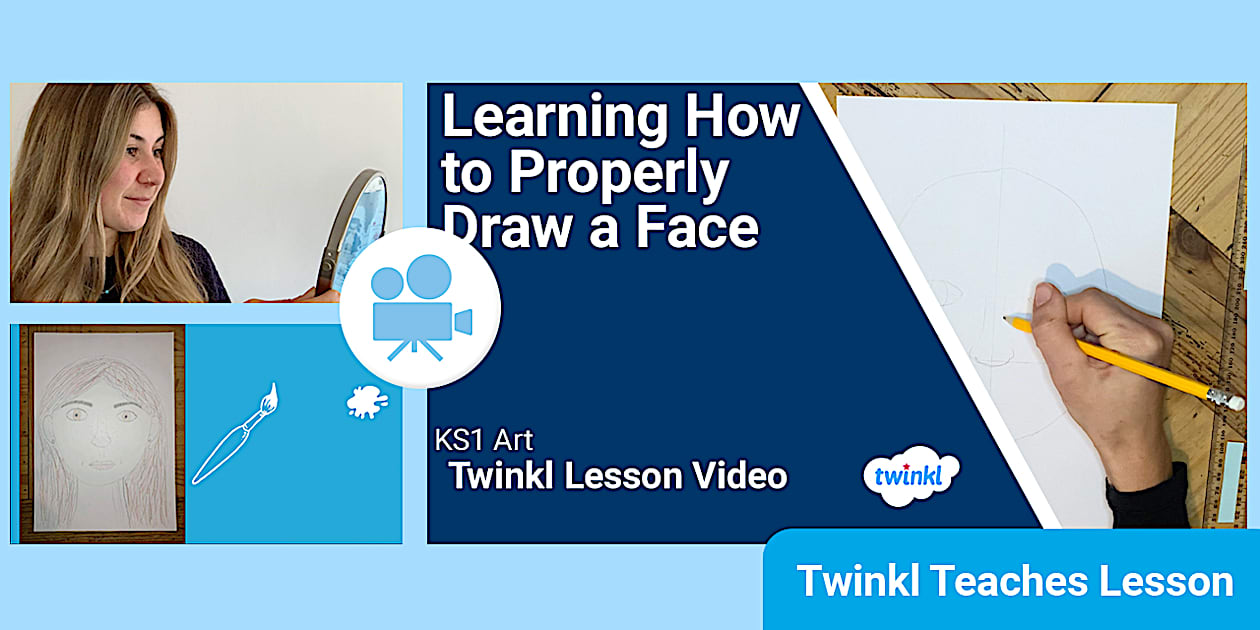 KS1 (Ages 5-7) Art: How to Draw a Portrait Video Lesson
