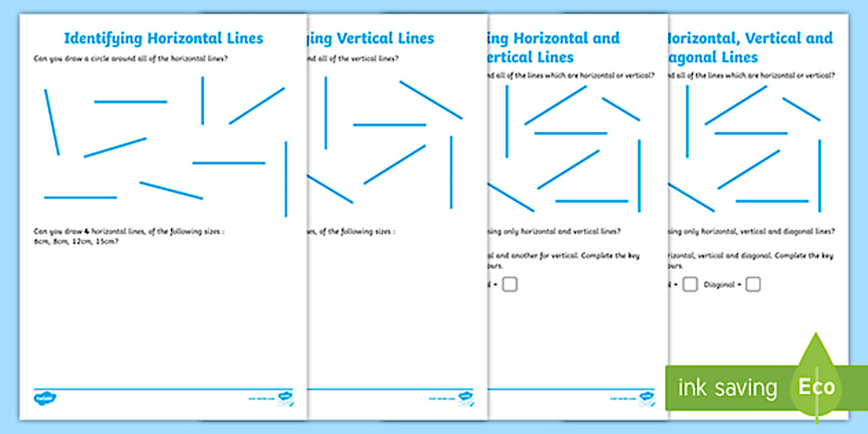 Parallel and perpendicular lines worksheet pack - Twinkl