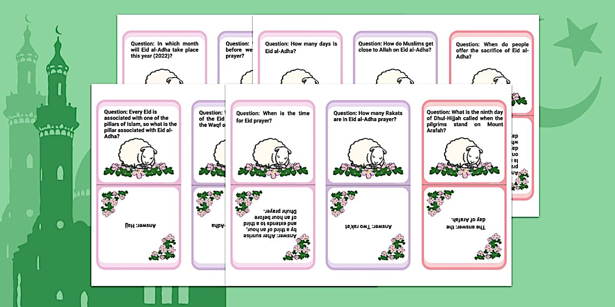 Questions and Answers about Eid al-Adha (teacher made)