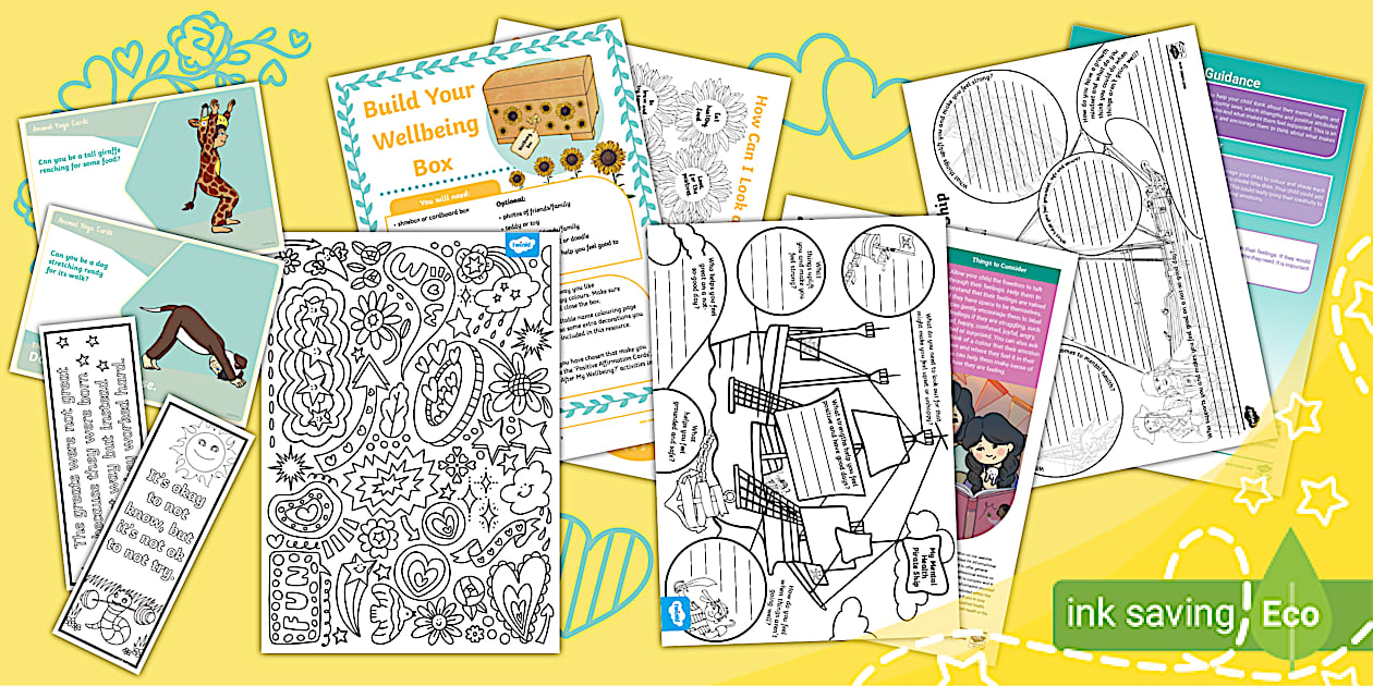 Wellbeing Pack for Kids At Home (Ages 5 - 11) (teacher made)