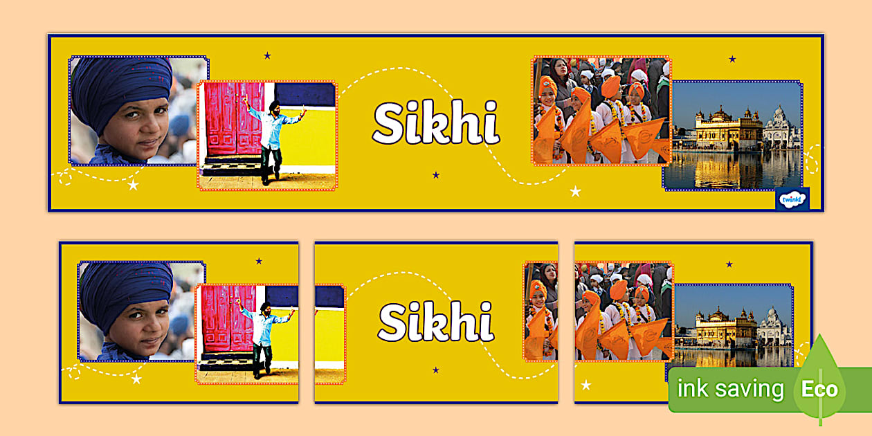 Sikhi Photo Display Banner (teacher made) - Twinkl