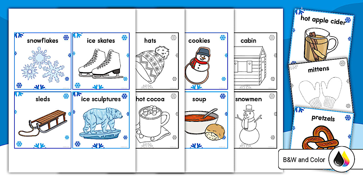 Winter Wonderland Dramatic Play Labels (teacher made)
