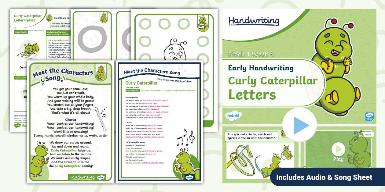 Early Handwriting Block 1 Week 4 Pack