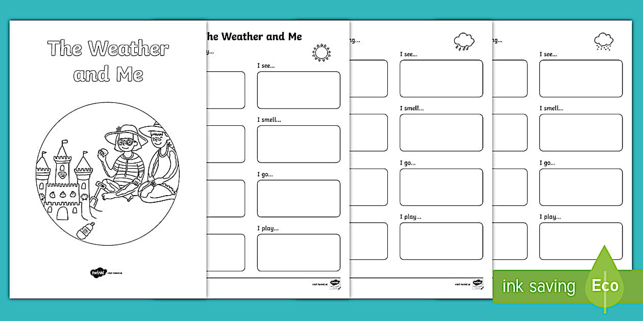 Whatever the Weather Senses Booklet (teacher made) - Twinkl