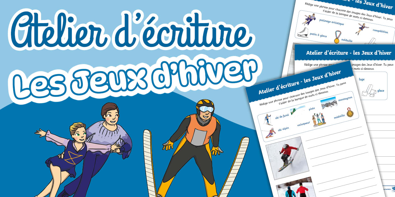 Ateliers d'écriture créative - les Jeux d'hiver