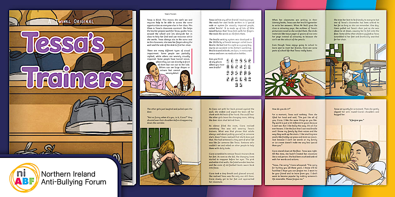 FREE! - Tessa's Trainers Anti-Bullying Week KS2 Story