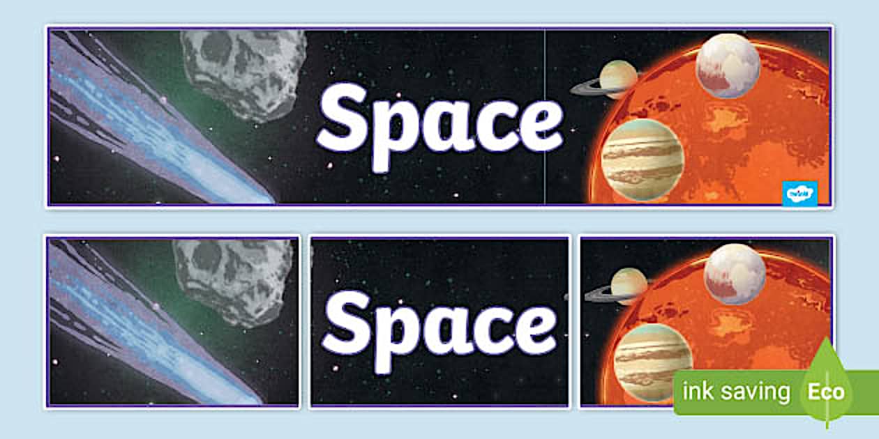 Space Banner | Science Display Resources (teacher made)