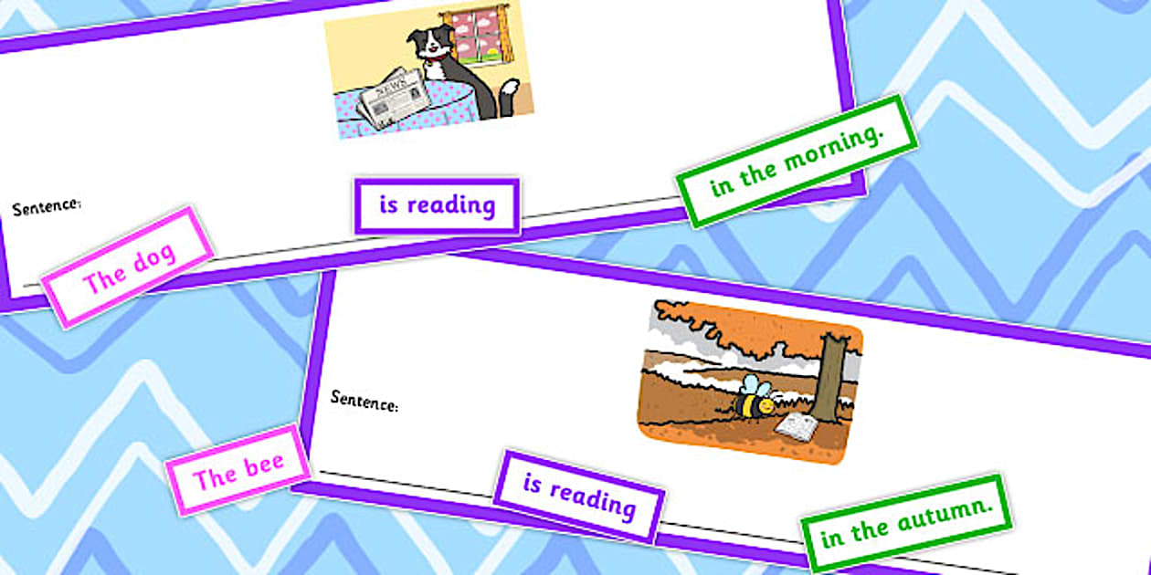 Who What Doing When Unusual Cut Up Sentences (Teacher-Made)