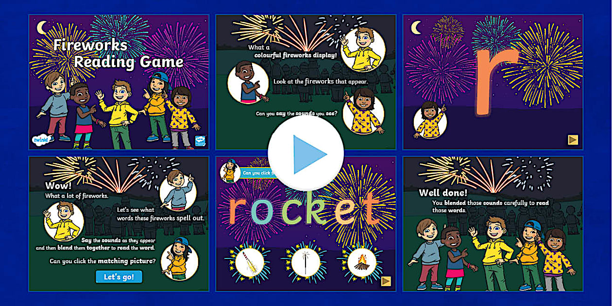 Fireworks Phonics Phase 3 PowerPoint (teacher made) - Twinkl