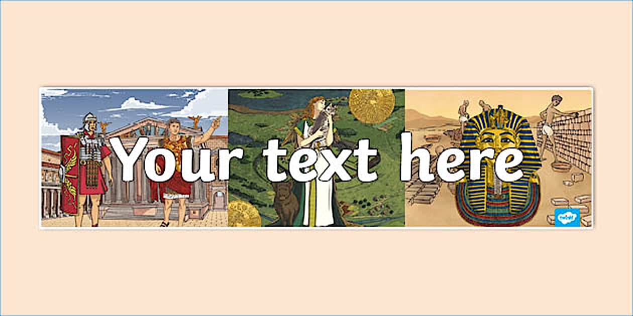 Google Classroom Header History - Twinkl