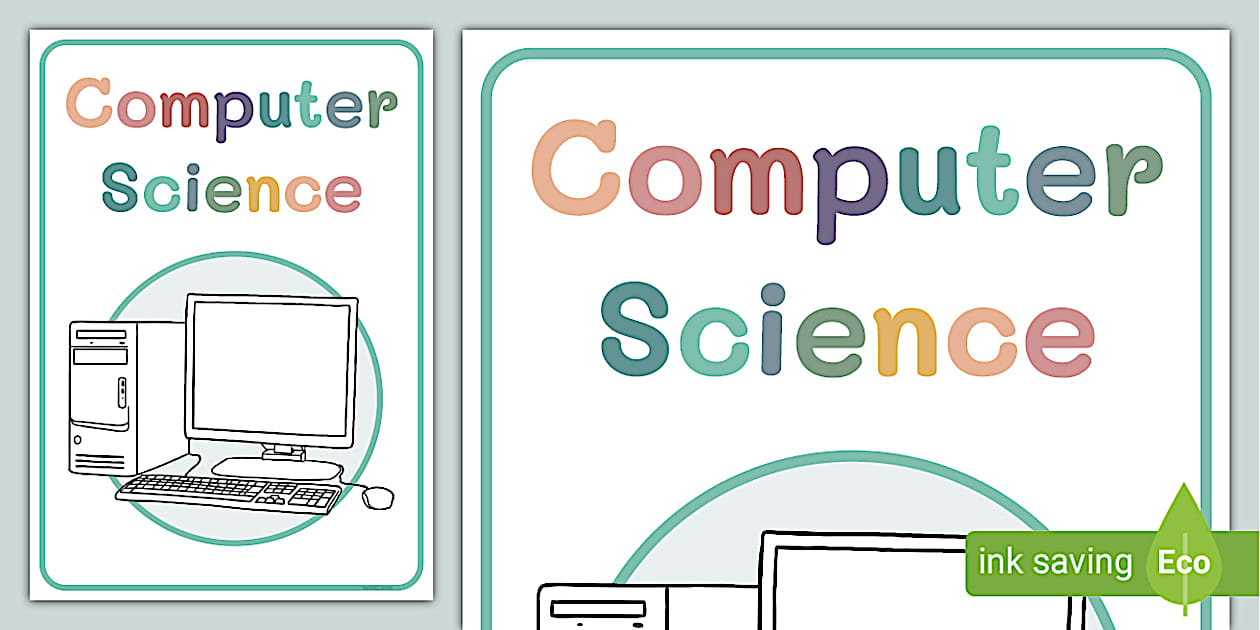 Muted Computer Science Door Sign (teacher made) - Twinkl