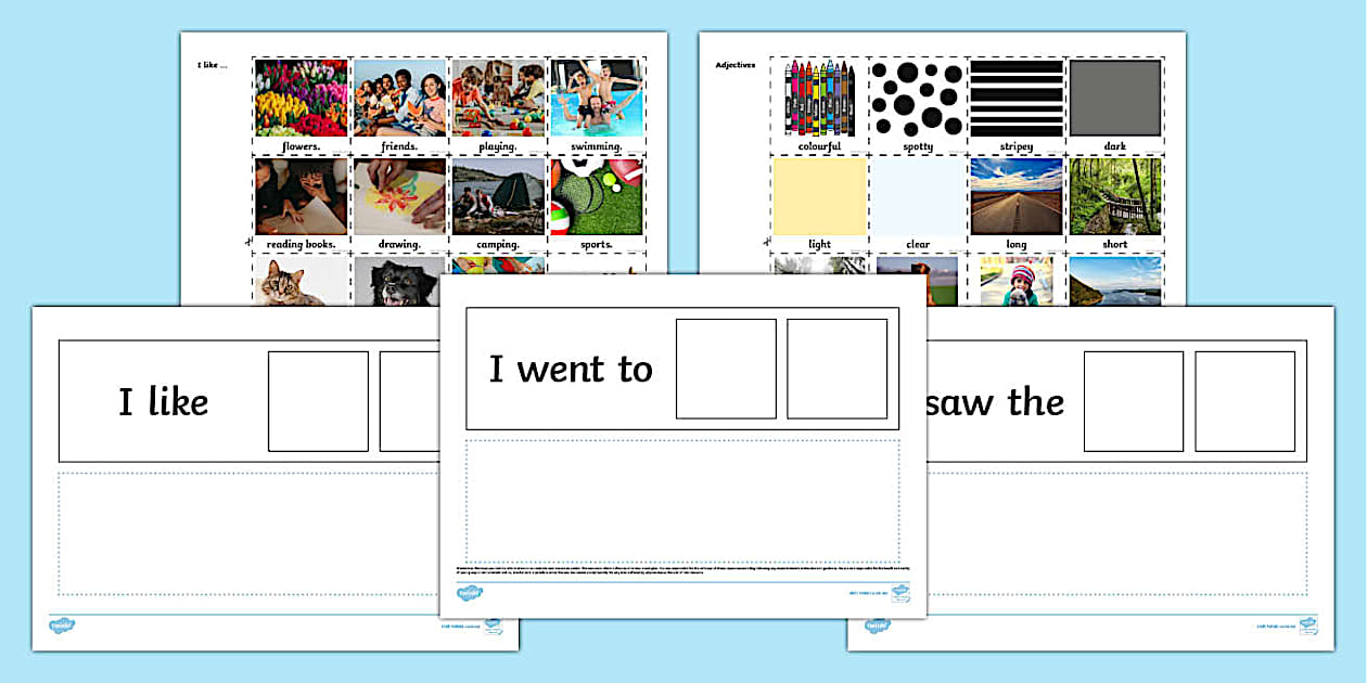 Inclusion Writing Prompts - Level 2 (teacher made) - Twinkl