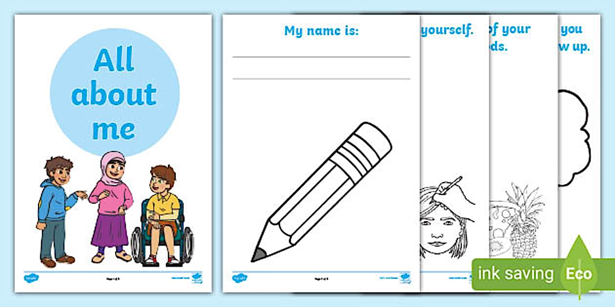 Cursive All About Me Activity Booklet (Teacher-Made)