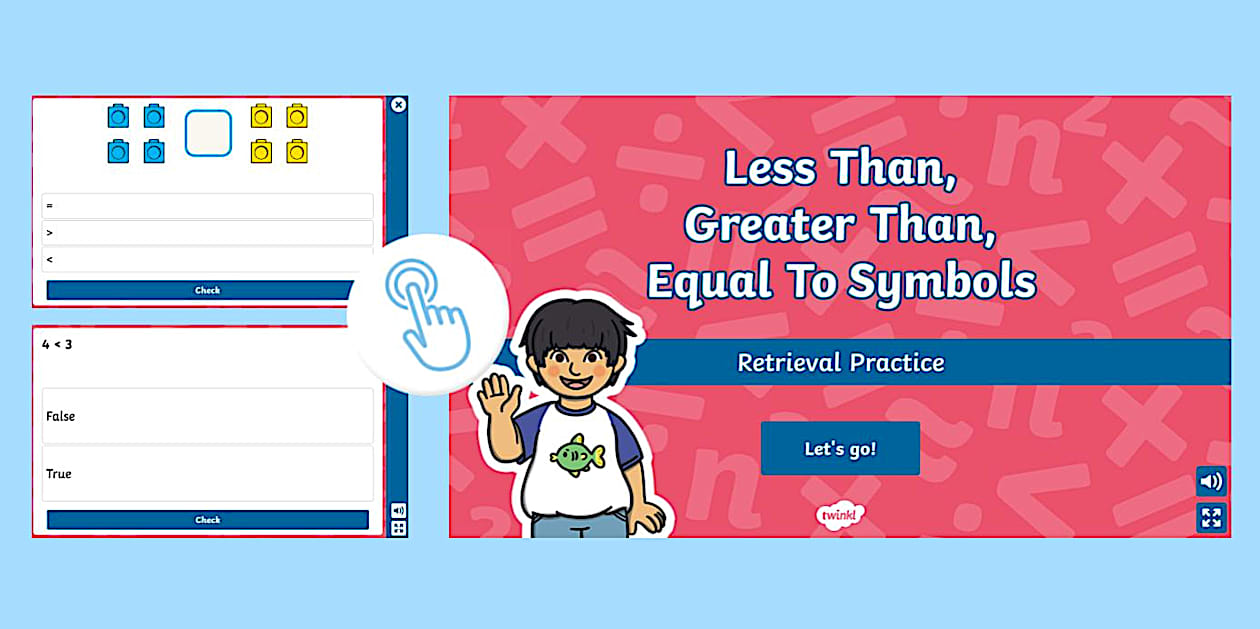 👉 Retrieval Practice Less Than Greater Than Equal To Symbols Maths