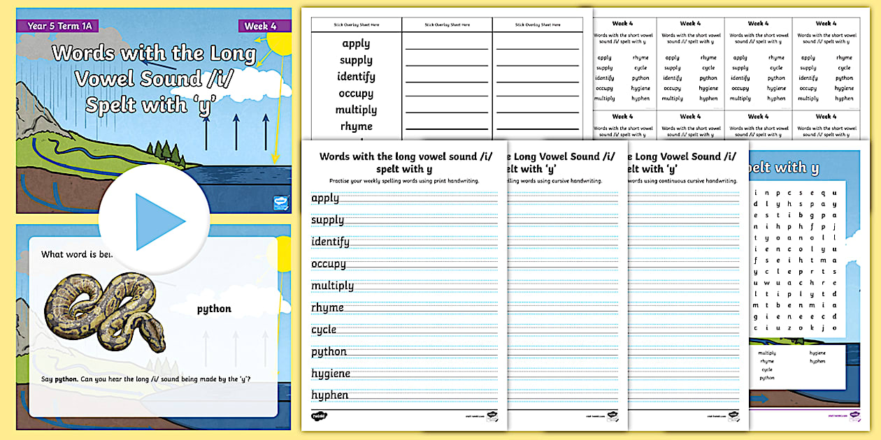 Year 5 Term 1A Week 4 Spelling Pack (teacher made) - Twinkl