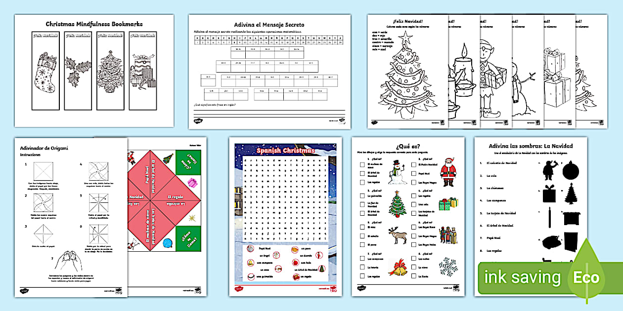 KS1 Spanish Christmas Activity Pack | Twinkl