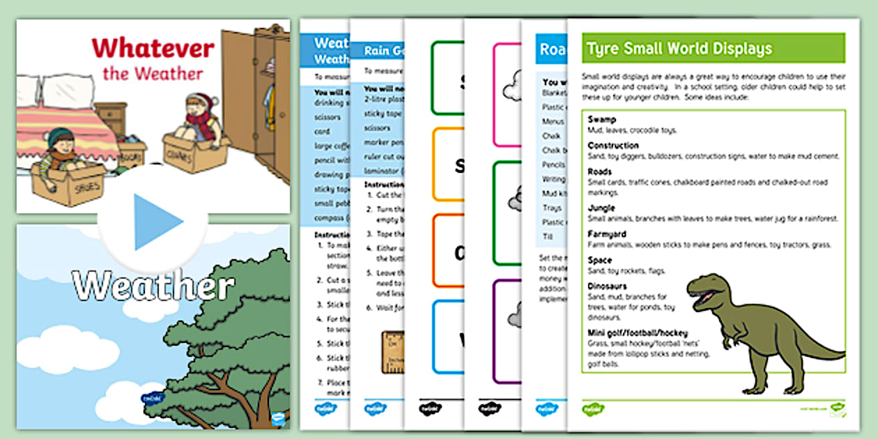 Weather Early Years Pack (teacher made) - Twinkl